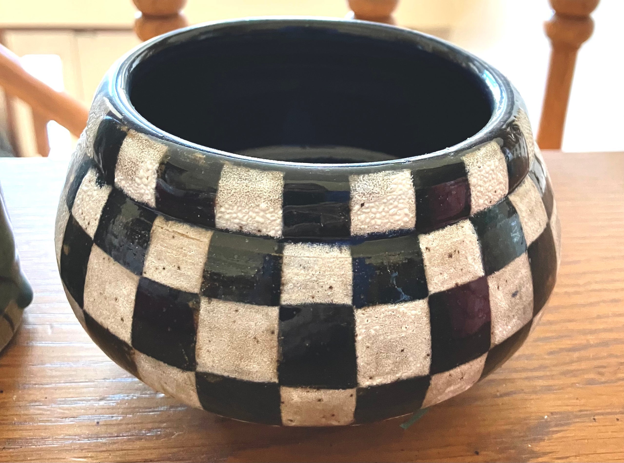 Checkered Black/White Bowl - Sierra Fancher | A2AC Online Shop